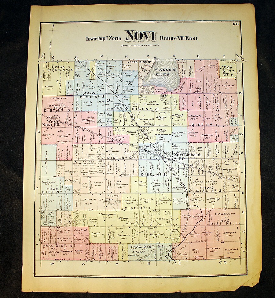 Oakland County Michigan Road Map Happy Michigan Trails Week, Oakland