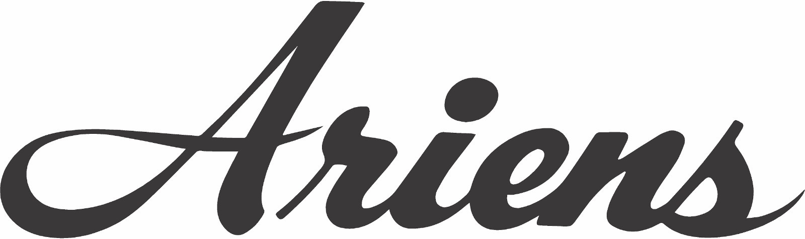 ARIENS Vintage Snowmobile Decal CHOOSE SIZE & COLOR Contour Cut Sticker ...