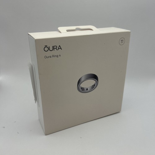 OURA Ring - Gen 4 - BRUSHED SILVER - NEW (Open Box) - Size 11 - Fast ...