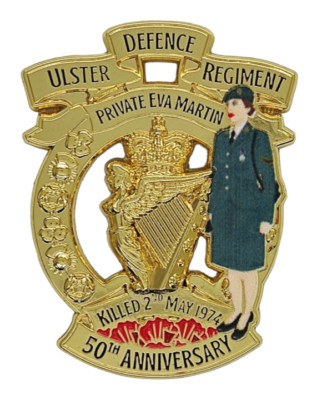 Private Eva Martin 50th Anniversary Pin Badge British Army UDR | eBay