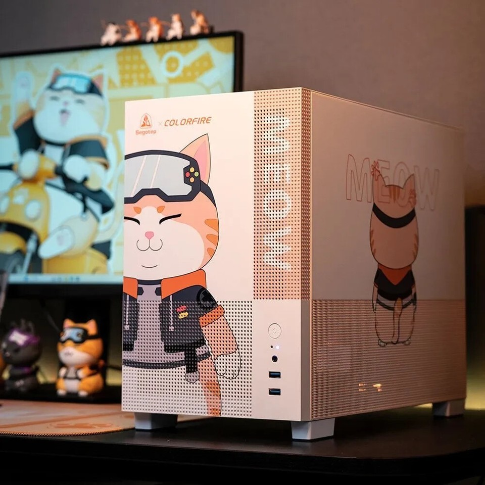 Colorful MEOW Gaming Desktop PC 32GB RAM 1TB SSD power supply Cooler ...