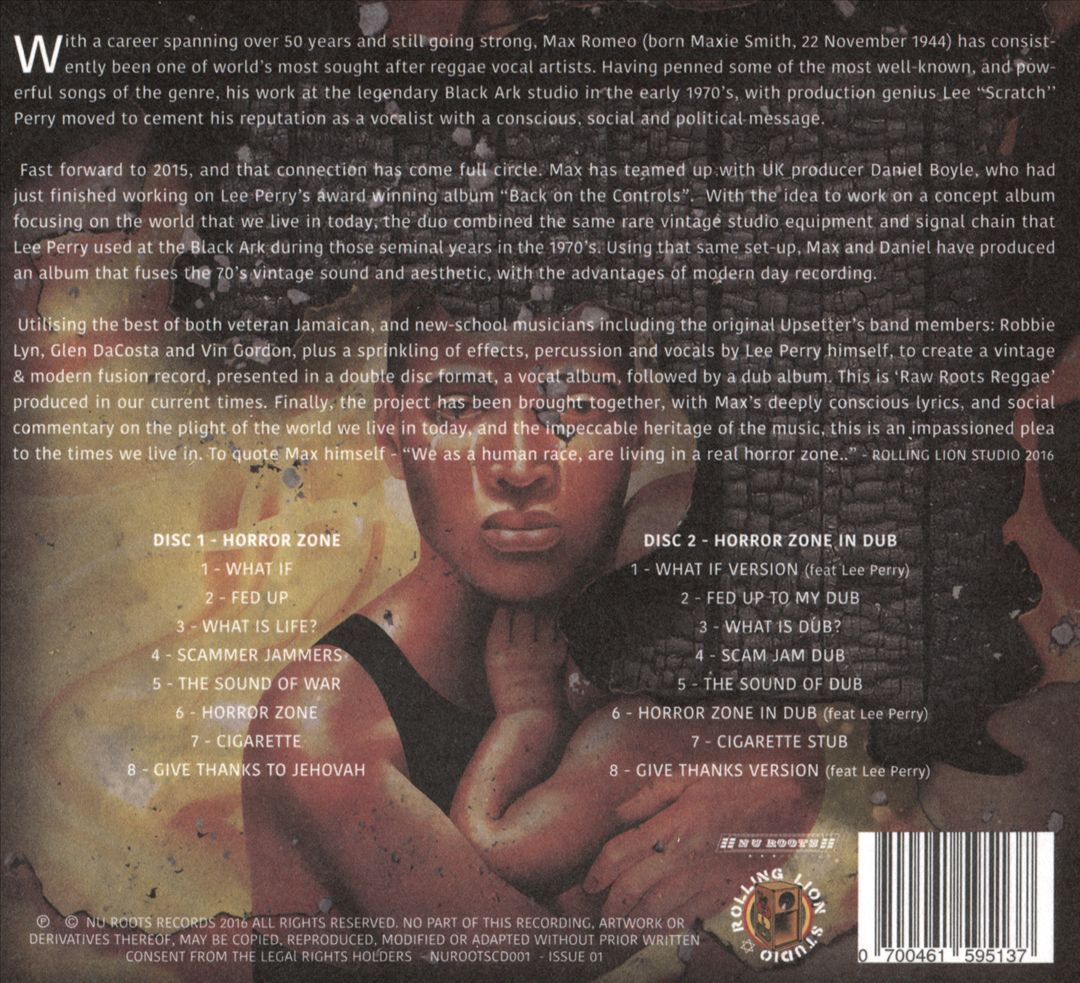 MAX ROMEO HORROR ZONE NEW CD 700461595137| eBay