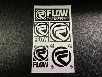 FLOW SNOWBOARD DECAL STICKER PACK | eBay