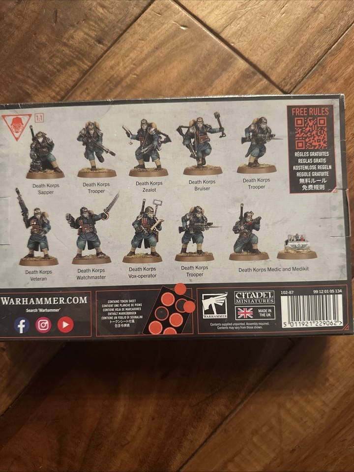 Warhammer 40K Kill Team Death Korps Krieg Regiment Veteran Infantry | eBay