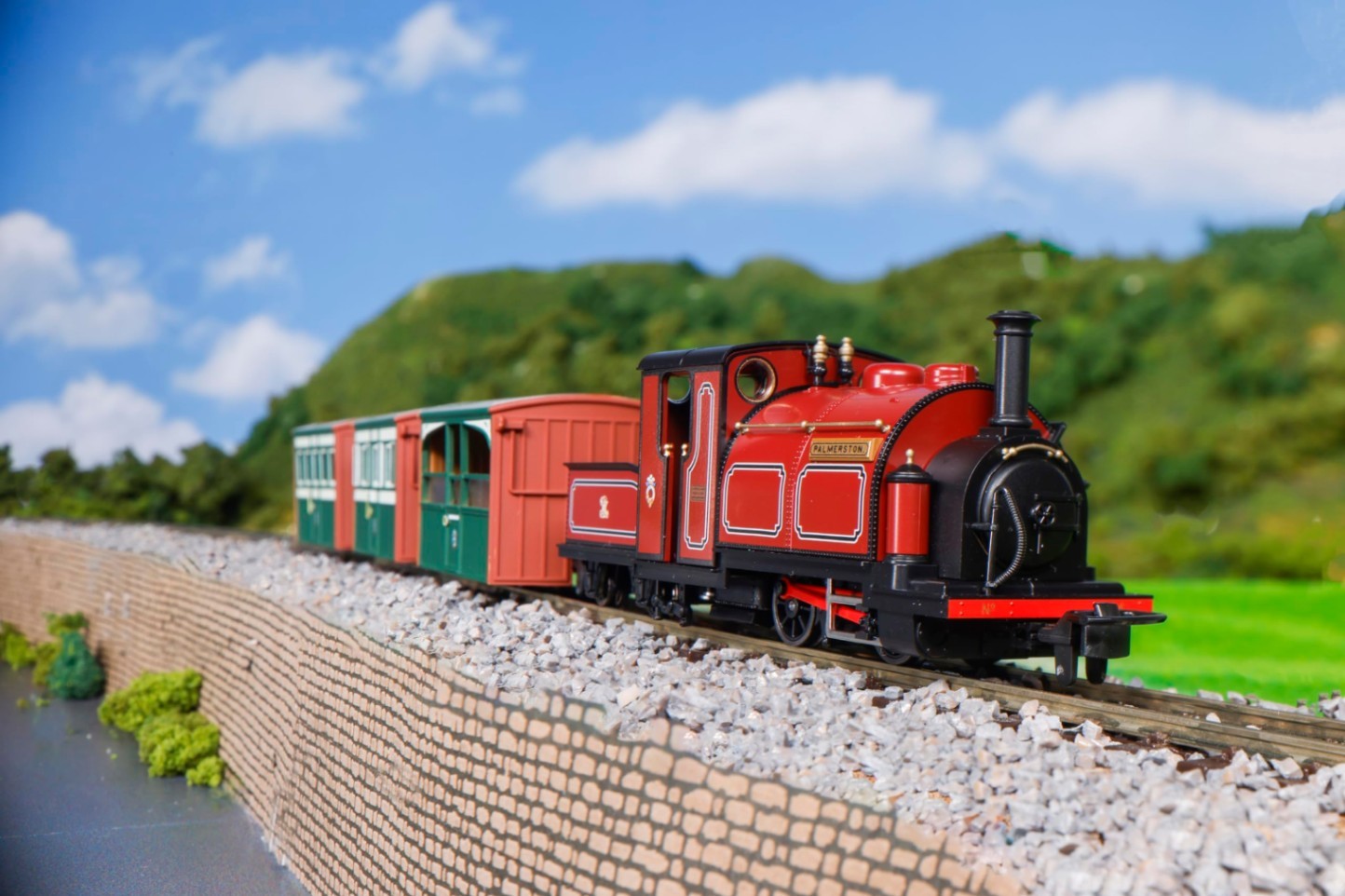 KATO OO-9 Small England Palmerston Maroon Steam Locomotive Model N ...