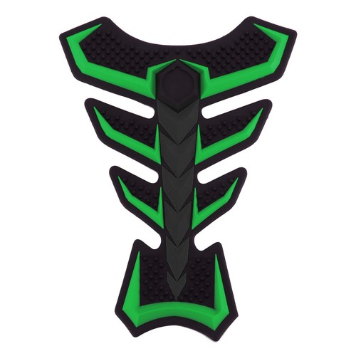 Motorcycle Tank Pad Sticker Protector Motorbike Scratch Pad Black-Green ...
