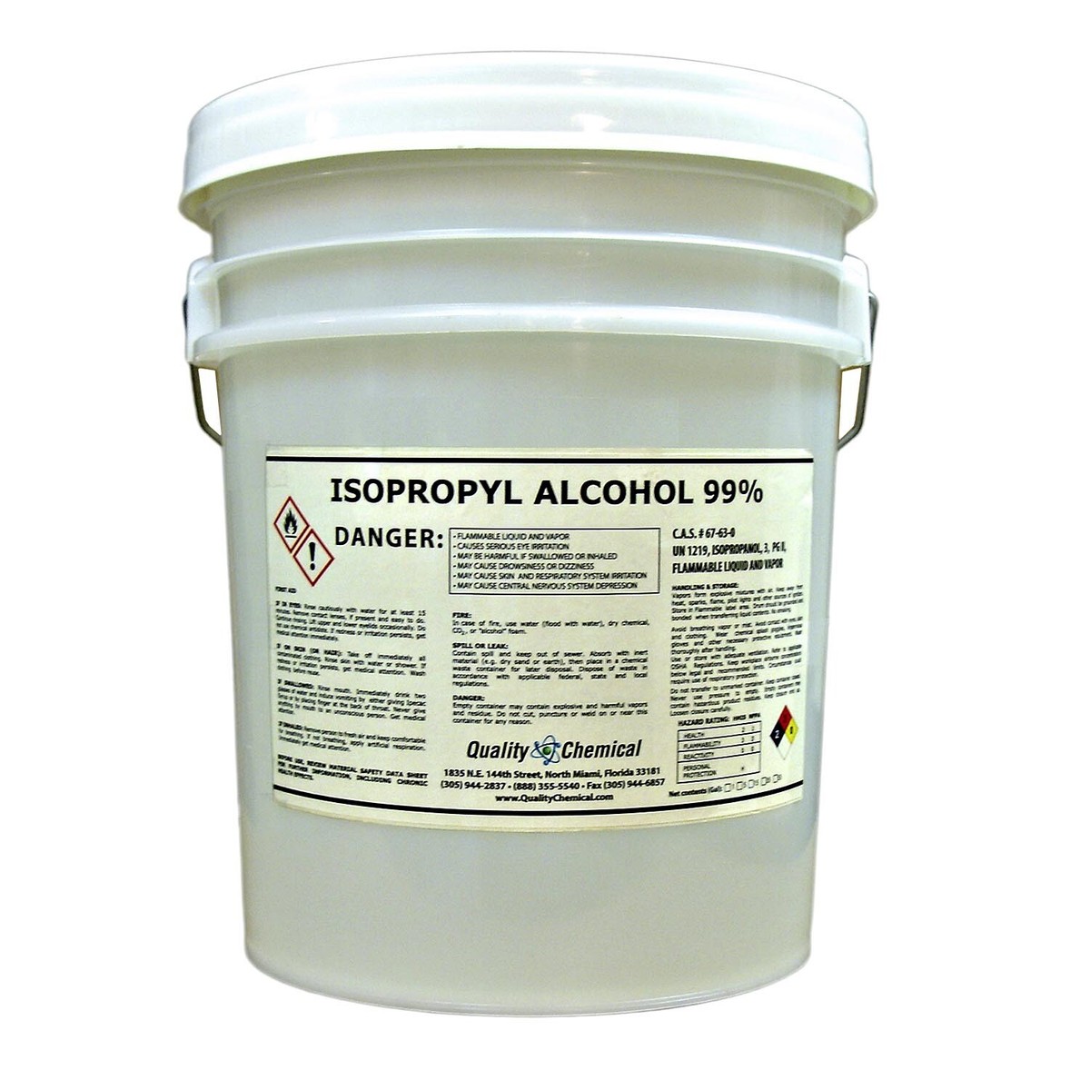 Rubbing Alcohol 70 Percent 99% Pure Isopropyl Alcohol - 4 Gallon Bottle ...