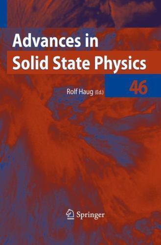Advances in Solid State Physics Ser.: Advances in Solid State Physics by Rolf Haug (2010, Trade ...