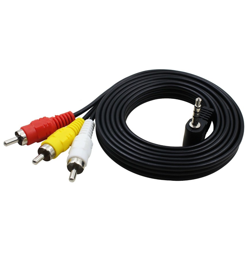 3.5mm A/V TV Video Cable/Cord for Canon ZR950 ZR960 HF11 HF20 HF200 | eBay