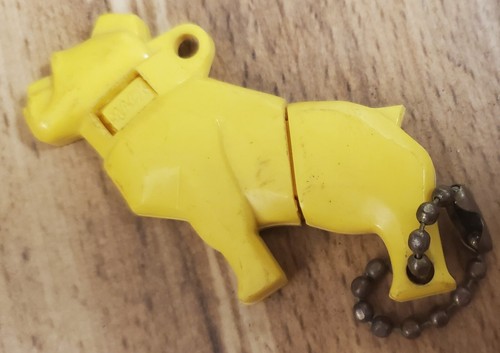 VTG. YELLOW MACK BULLDOG KEYCHAIN FROM TRANSPO '72 WASHINGTON, D.C. | eBay