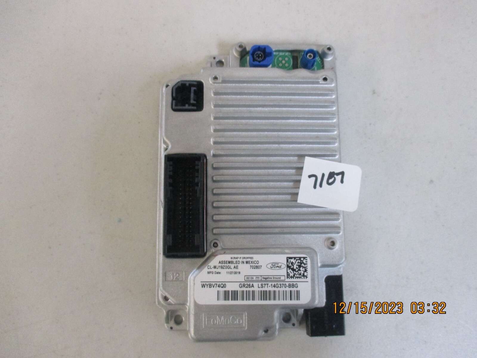 2019-20 Ford Fusion SYNC 3 Non Nav APIM Module LS7T-14G370-BBG | eBay