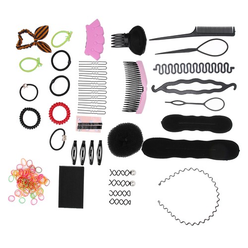 20x Hair Braiding Tool Set Styling Twists Plait Hairdressing Tool Hair ...