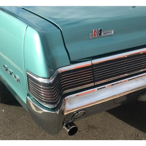 Hurst Emblem 1361000; Hurst Equipped Emblem, Adhesive, Chrome Plastic ...