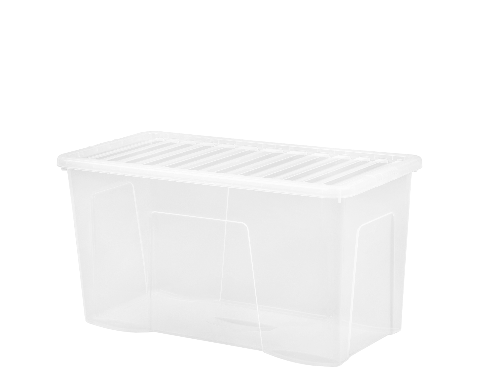 Clear Plastic 25L/32L/37L/45L/62L/80L/110L Crystal Storage Box with Lid ...