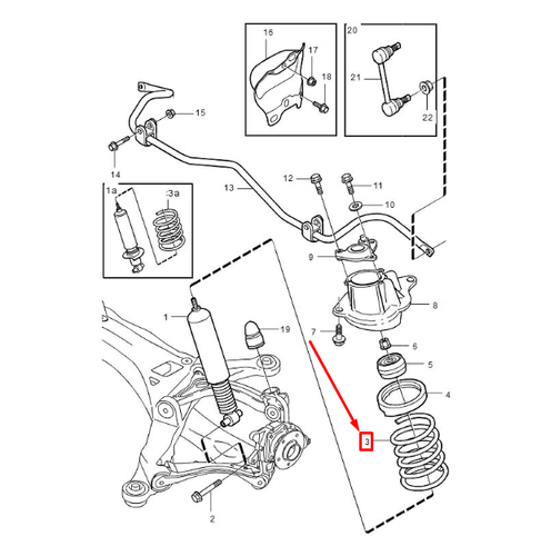 Ressort h lico dal arri re VOLVO V70 MK2 8646865 NOUVEAU ORIGINE | eBay