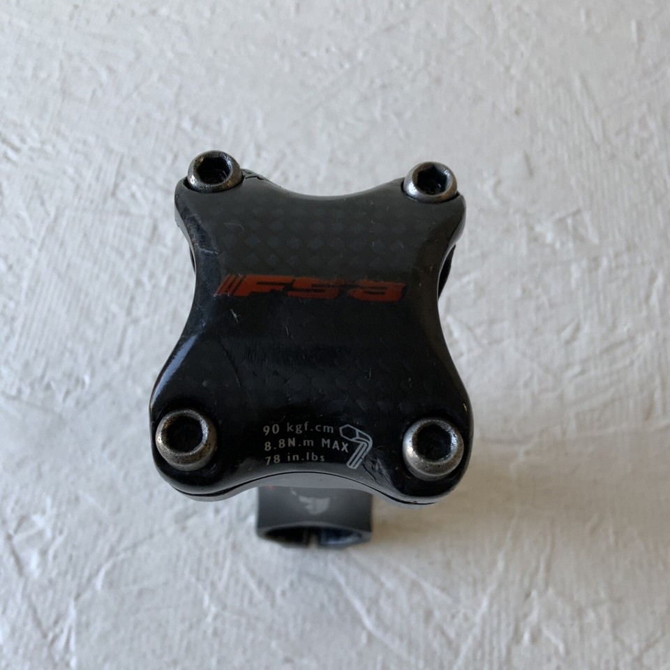 FSA OS THREADLESS STEM 120 MM 1 1/8 IN CLAMP 31.8 MM 6 DEGREE 160 GRAMS ...