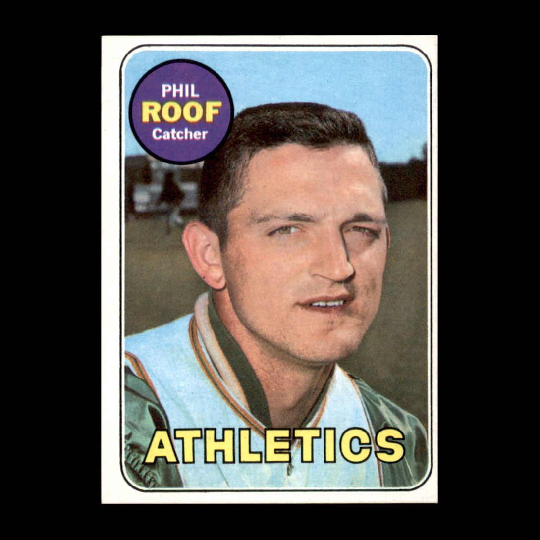 Phil Roof 1969 Topps Oakland Athletics #334 Set Break - GREAT CONDITION ...