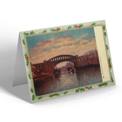 CHRISTMAS CARD Vintage Durham - The Bridge, Sunderland | eBay UK