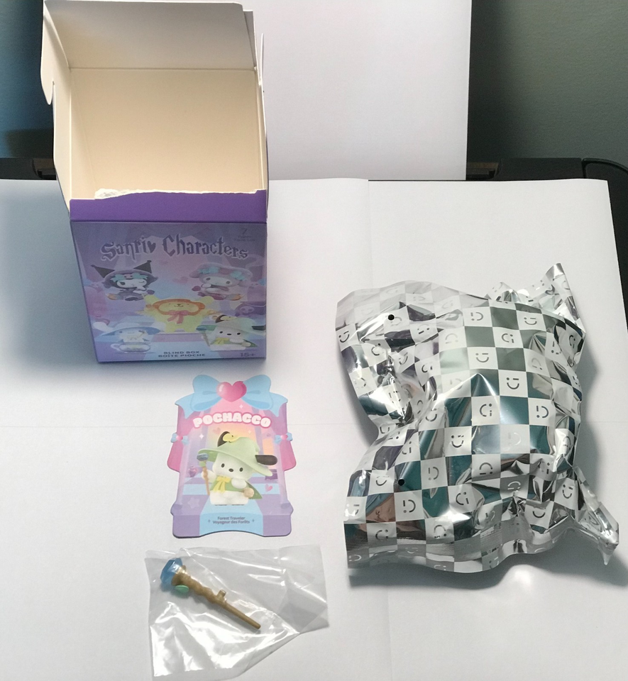 Sanrio x Miniso Magic Story Series Pochacco Magic Traveler Blind Box ...