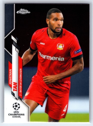 2019 Topps Chrome UEFA Jonathan Tah #20 Bayer 04 Leverkusen | eBay