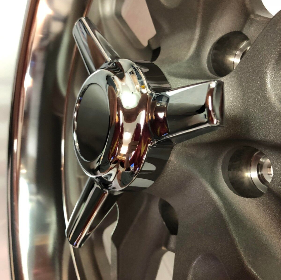 Bolt Stud Mount Spinner Tri-bar Arm Zinc Alloy Lowrider Wheel Rim ...