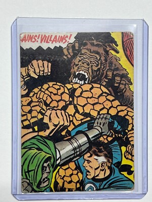 1974 1975 TOPPS MARVEL COMIC BOOK HEROES STICKER FANTASTIC 4 CHECKLIST ...
