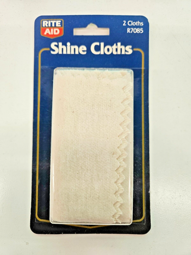 (2) Rite Aid Shoe Shine Cloths R7085 (Buffing Rags) Made in USA | eBay