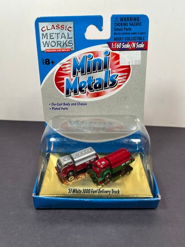 Mini Metals '53 WHITE 3000 FUEL DELIVERY TRUCK Set 50204 1:160 N Scale ...