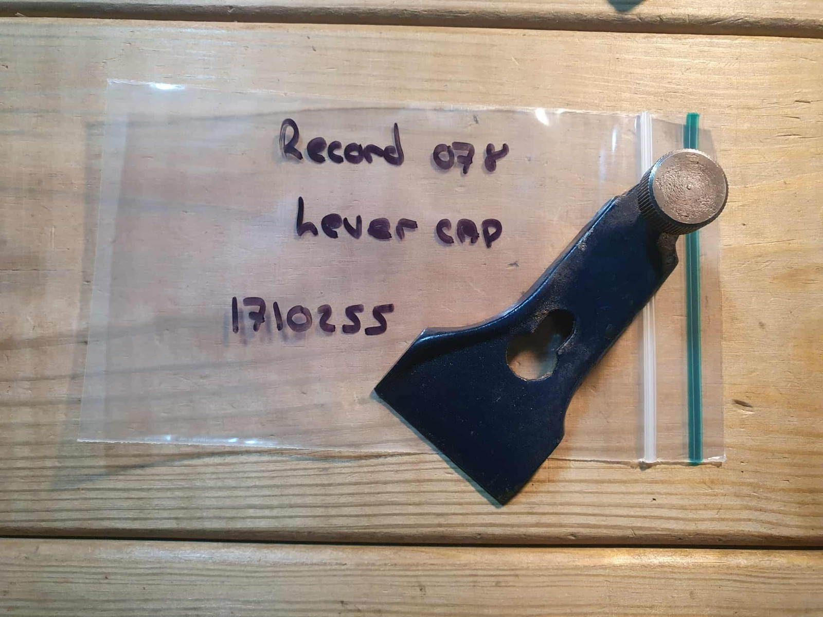 Vintage Record No 078 Rebate Plane Cap Iron Woodworking Old Hand Tool ...