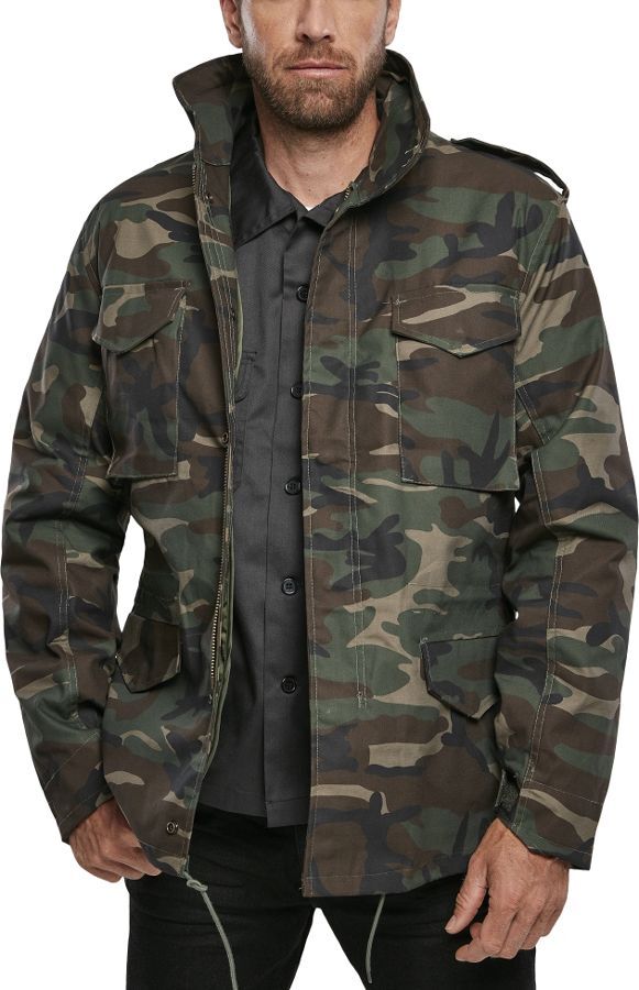BRANDIT M-65 STYLE FIELD JACKET, Woodland Camo | eBay