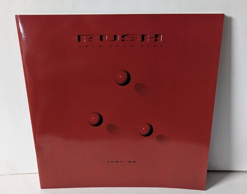 Rare Rush Hold Your Fire Tour Book Brand New | eBay