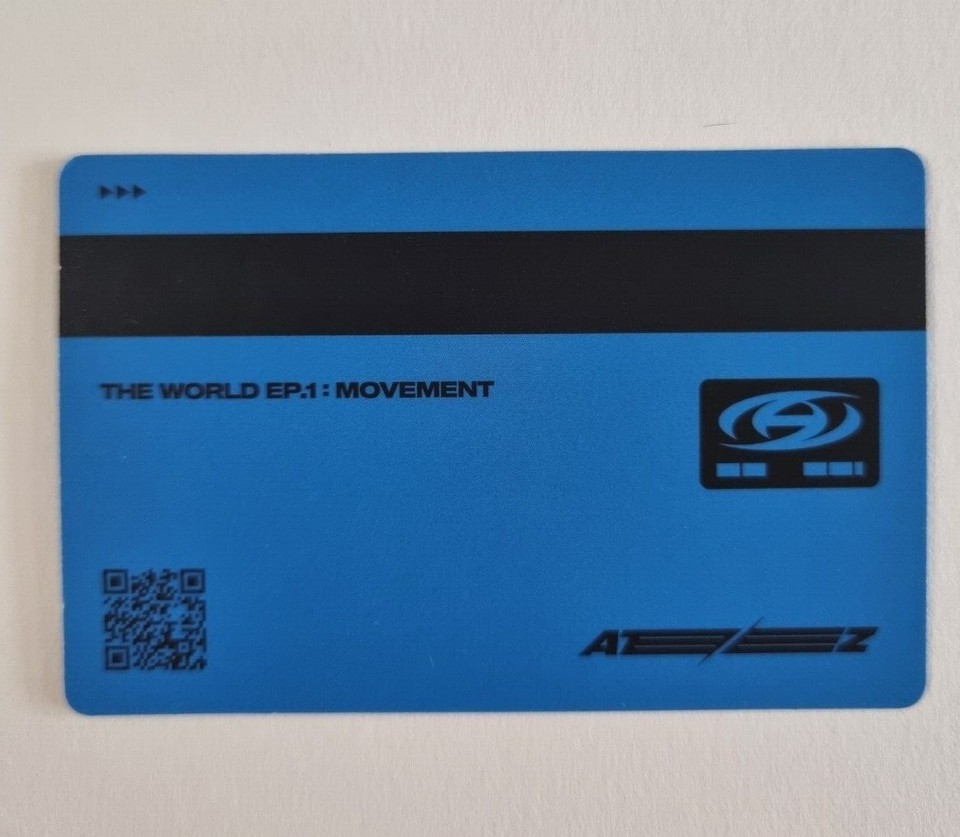 Kpop ATEEZ 8th Mini Album The World EP.1 : Movement Official ID card ...