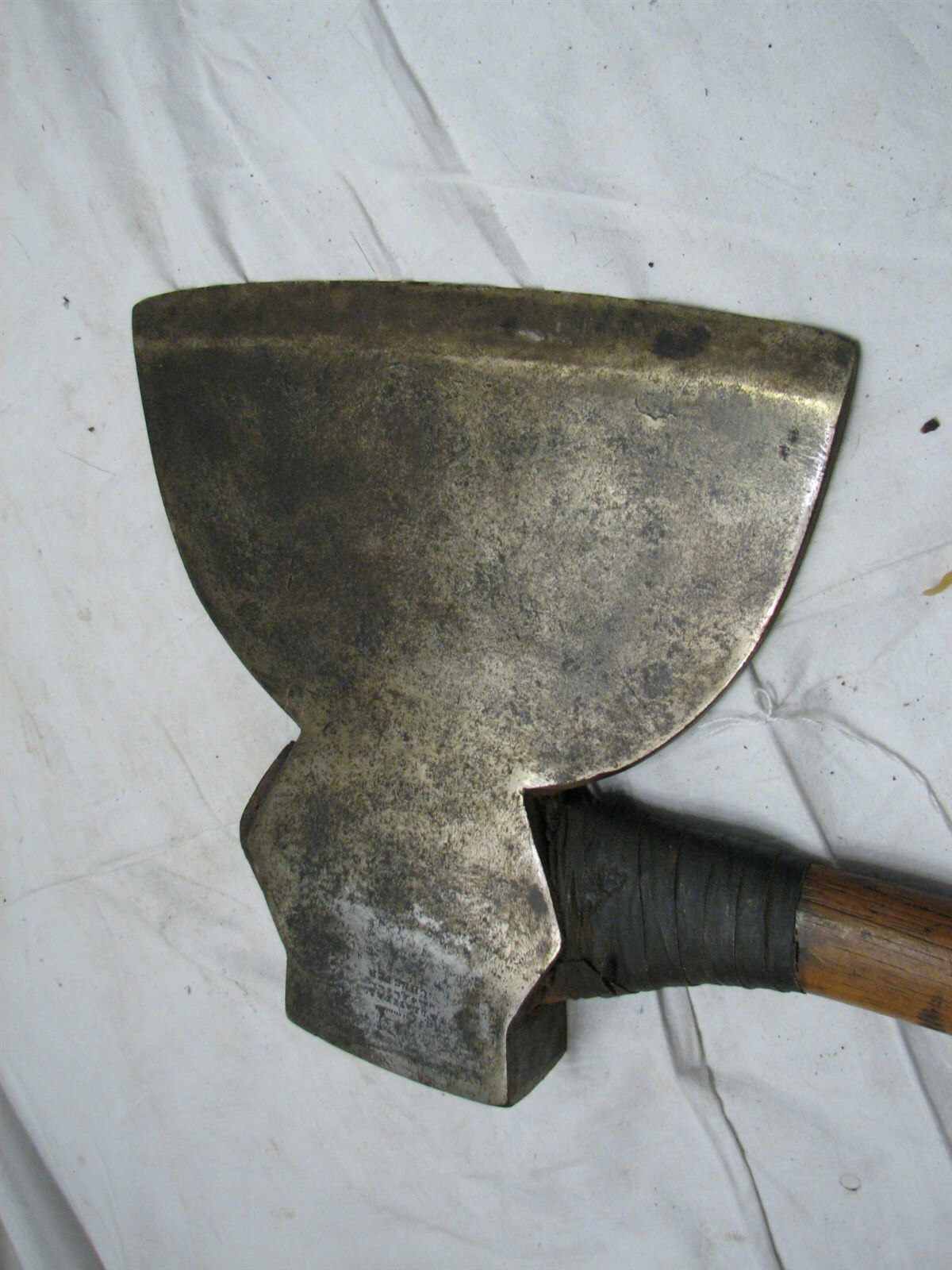 Antique Wm. Beatty & Son Broad Squaring Hewing Axe Lumber Woodworking ...