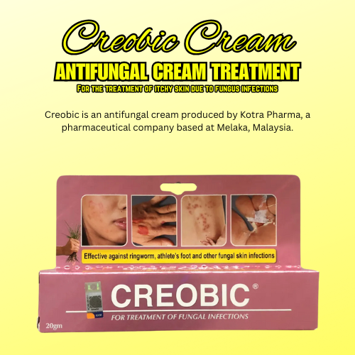 20g Treatment Antifungal Infection Creobic Cream Ringworm Parasites ...