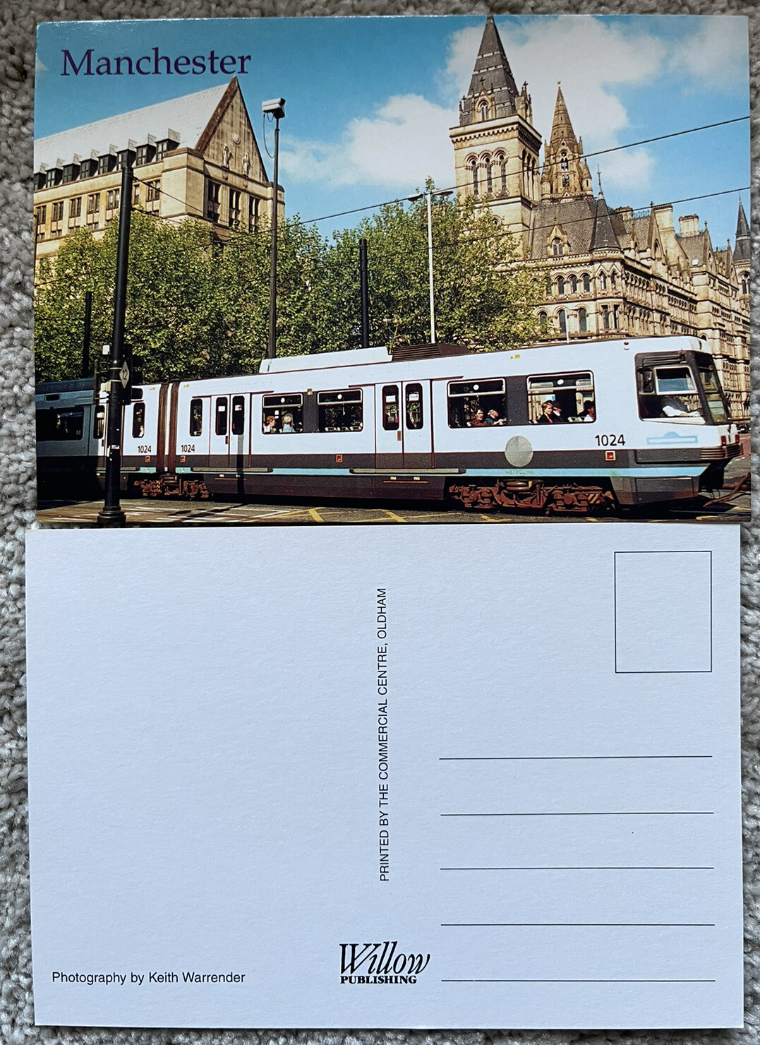 Manchester Trams Blank Postcard | eBay UK