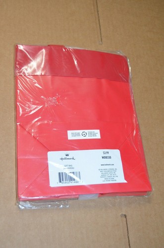 New! Lot of Hallmark "Ready to Go" Small Red Gift Bags (64 total bags ...