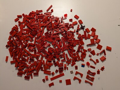 LEGO RED BRICKS LOT Legos Building Bricks Misc Parts Pieces | eBay