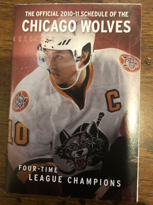 2010-11 Chicago Wolves Pocket Schedule - AHL Jason Krog | eBay