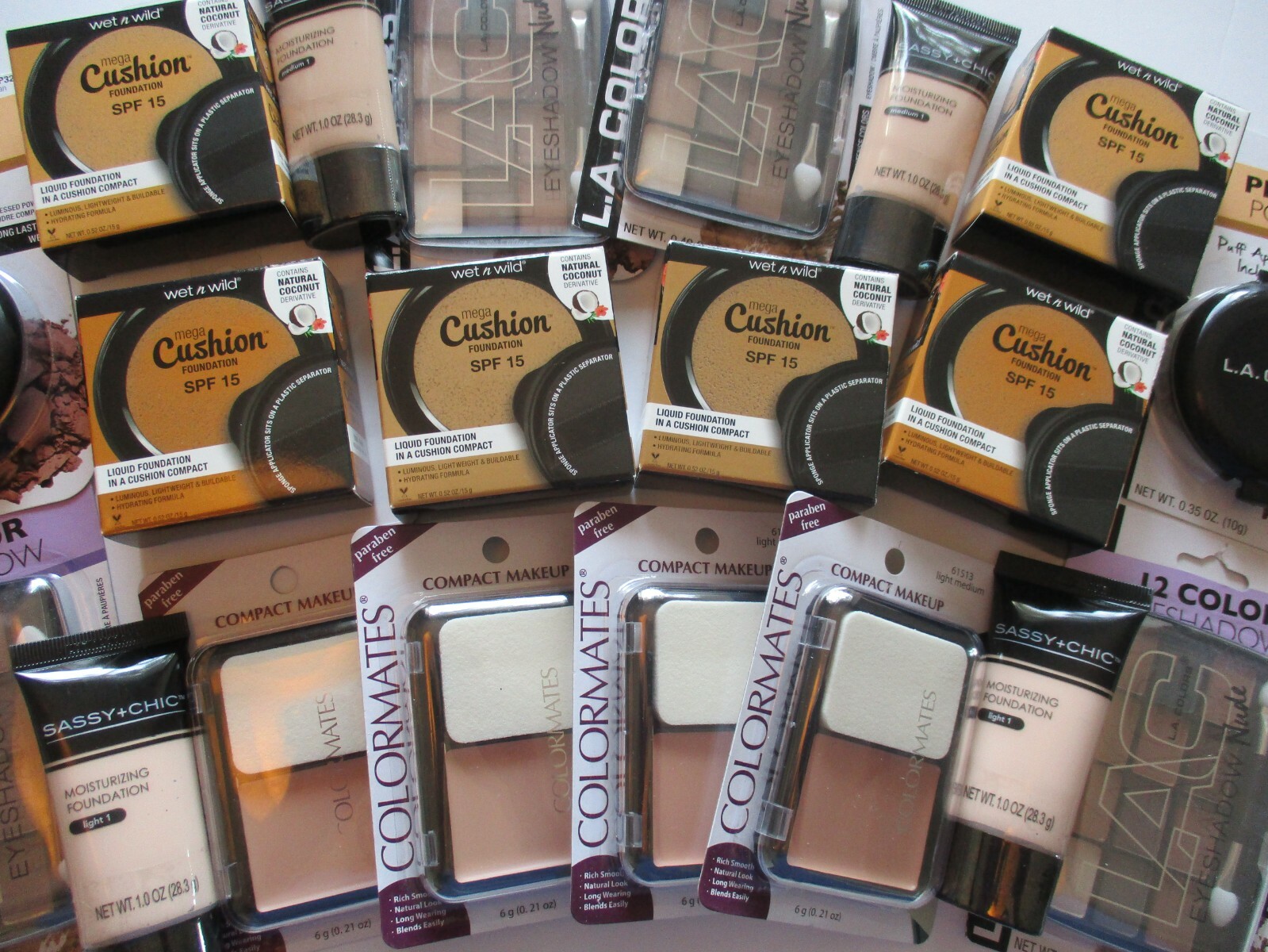 COLORMATES COMPACT MAKEUP & WET WILD L.A. COLORS EYE SHADOW SOLD ...