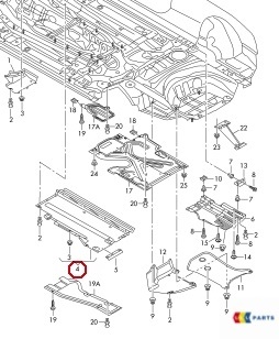 Audi A5 Left Side Underbody Undertray 8K0825207D 8t for sale online | eBay