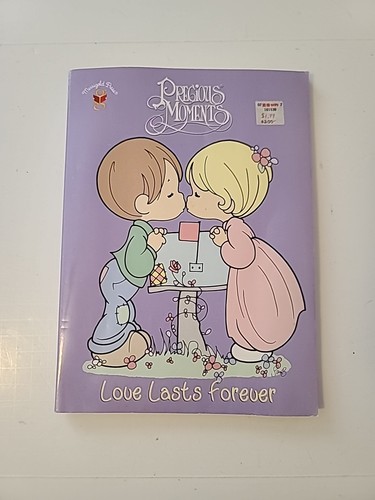 Vintage Precious Moments Coloring Book Love Lasts Forever 90s | eBay