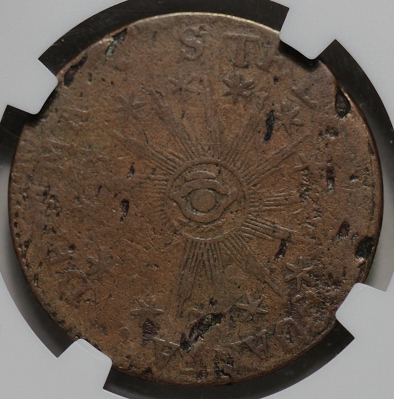 1786 Vermont Landscape, VERMONTENSIUM, RR-6, PGCS - VF Details ...
