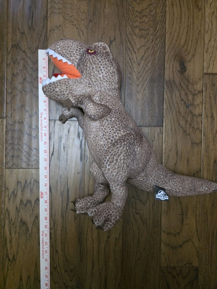 Jurassic World Plush Raging T Rex Dinosaur Brown | eBay