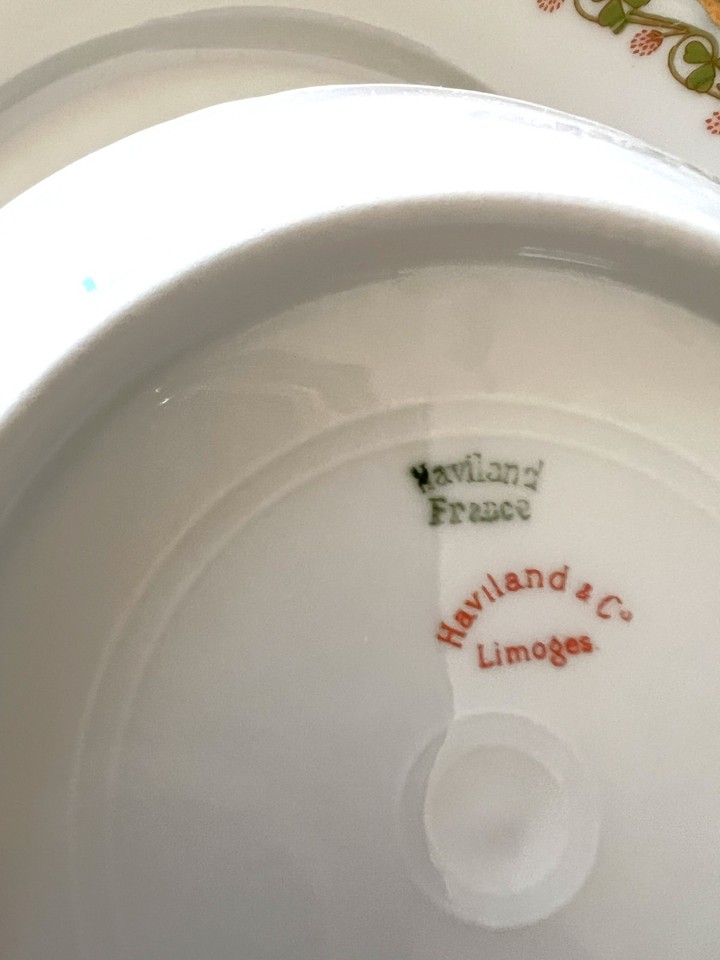 Haviland Limoges Clover Leaf Two 7-Piece Place Settings with Haviland ...