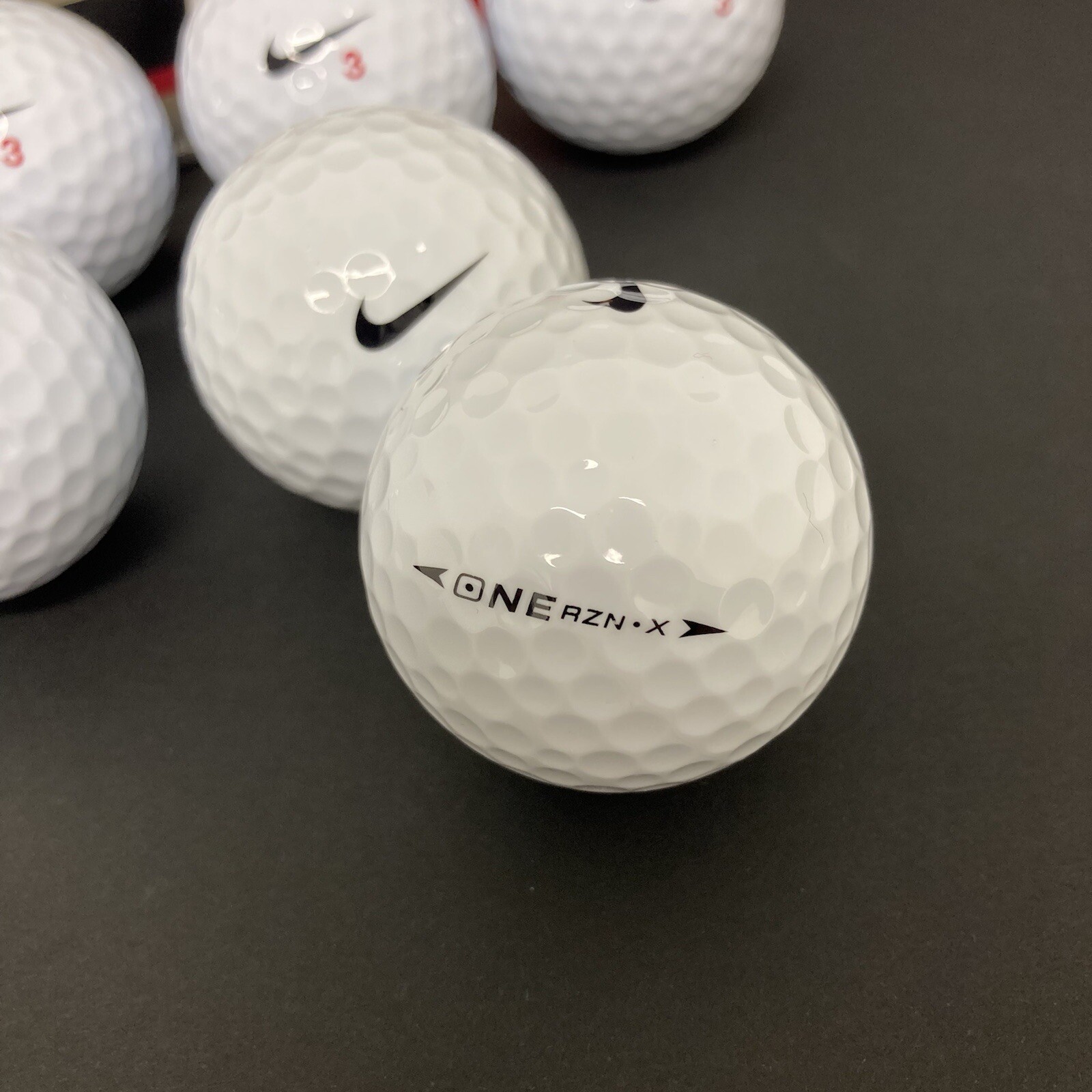 3x Nike One RZN Golf Balls 3 Pack White Outdoor Sports ( 9 Balls Total ...