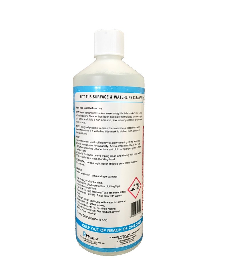 Happy Hot Tubs Spa Surface Cleaner 1Ltr Tub REMOVE OIL & SCUM LINE ...