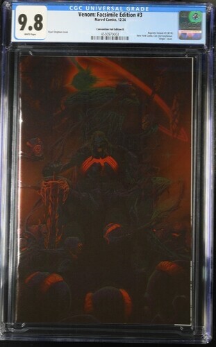 Venom #3 (RARE, NYCC 2024 Ryan Stegman Foil Virgin Variant,Marvel ...