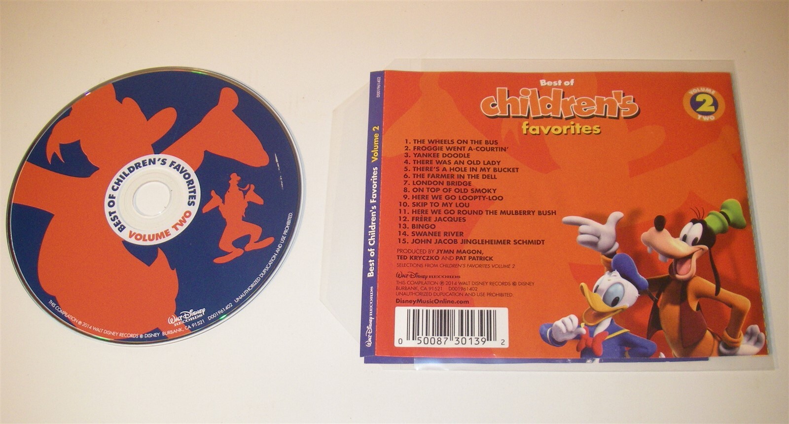 DISNEY BEST OF CHILDRENS FAVORITES VOLUME 2 CD DISC ONLY T3438 | eBay