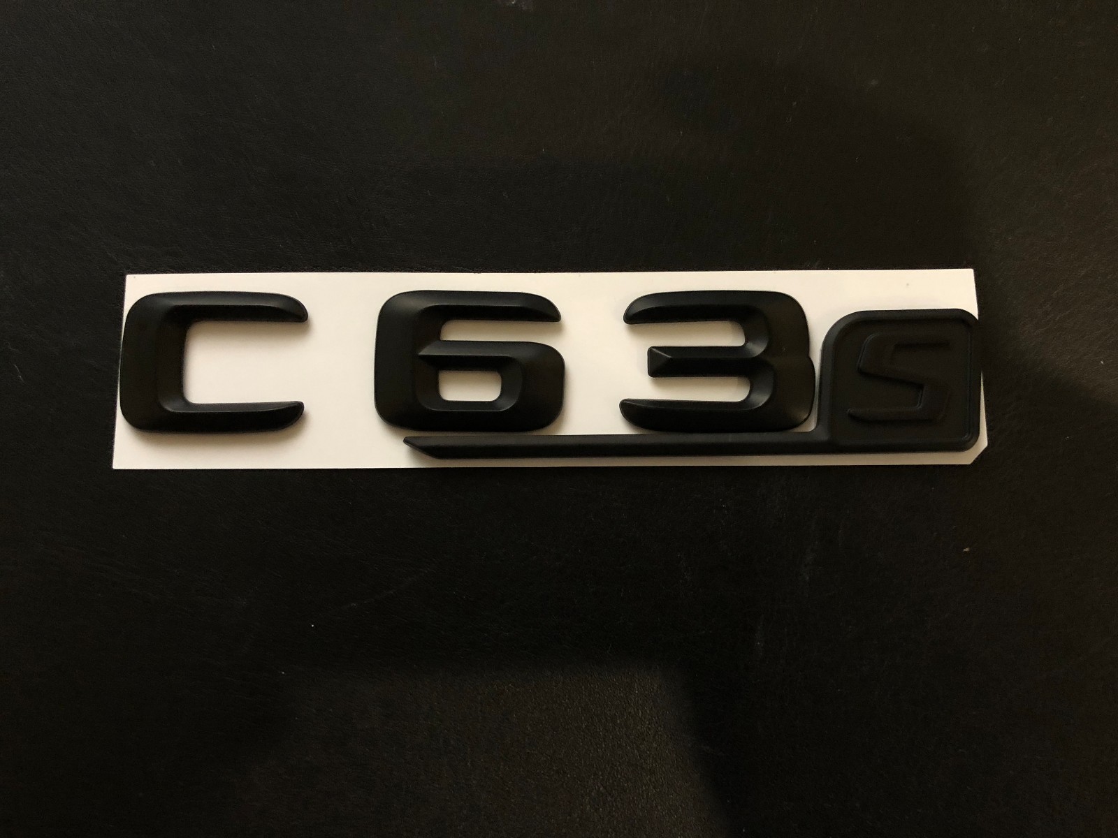Matt Black C63s AMG Sticker Decal Emblem Badge for Benz C63 C63s | eBay ...