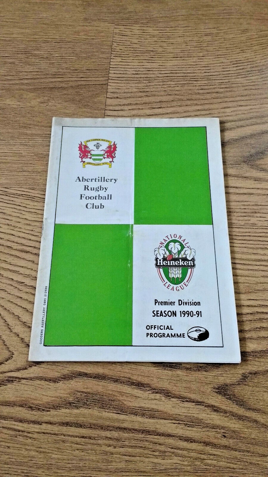 Abertillery Rugby Programmes 1949 - 1992 | eBay